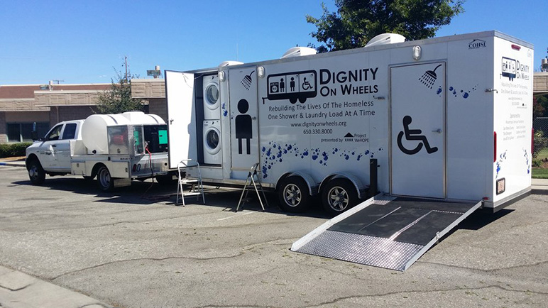 Sunnyvale Welcomes Mobile Showers for the Homeless | San Jose Inside