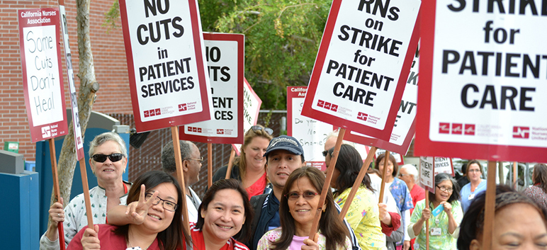 Nurses Go on Daylong Strike at St. Louise, O’Connor Hospitals | San ...