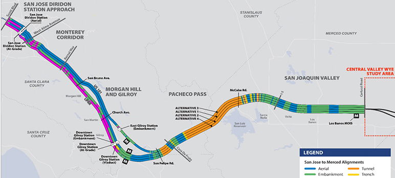 Public Comment Begins on Silicon Valley Bullet Train Route | San Jose ...